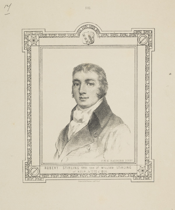 Robert Stirling, 1772 - 1808. 5th son of William Stirling of Keir by ...
