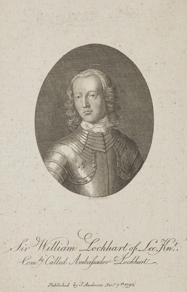 Sir William Lockhart of Lee, 1621 - 1676. Soldier and diplomat ...
