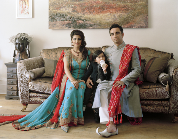 Mohammad and Anas Sarwar with their Family, Glasgow, 9 July 2011. From ...