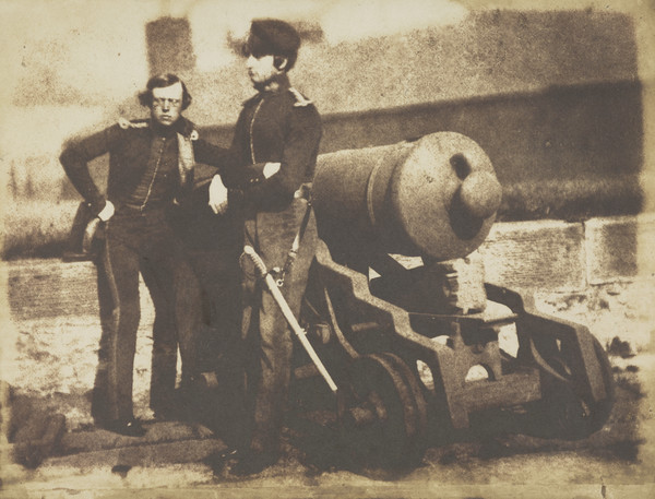 Captain St George and Major Crawford of the Leith Fort Artillery ...