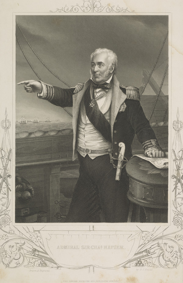 Sir Charles Napier, 1786 - 1860. Admiral by Daniel John Pound ...