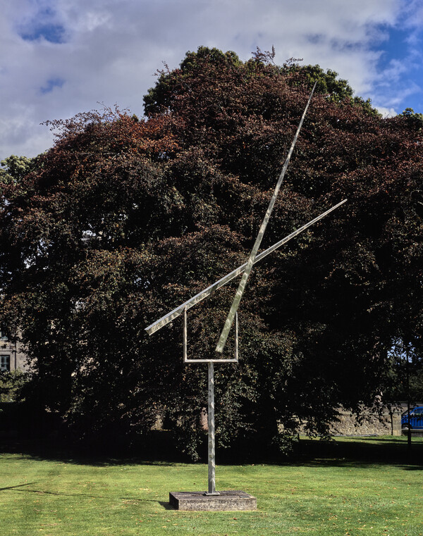 Two Lines up Excentric VI by George Rickey | National Galleries of Scotland