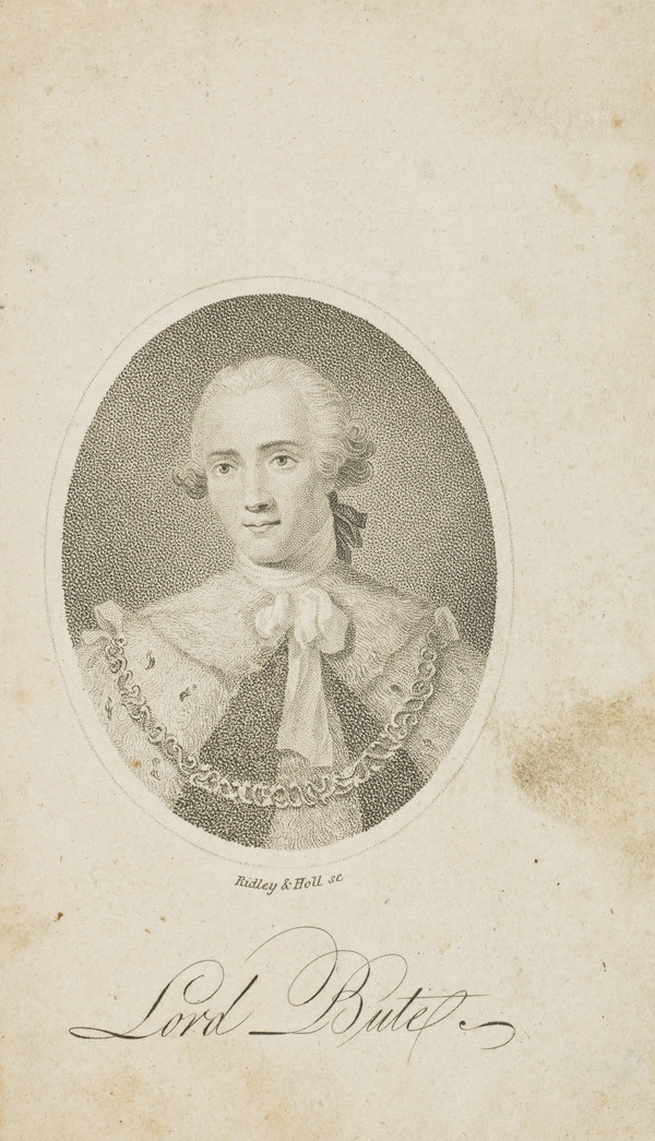 John Stuart, 3rd Earl of Bute, 1713 - 1792. Prime Minister by Ridley ...