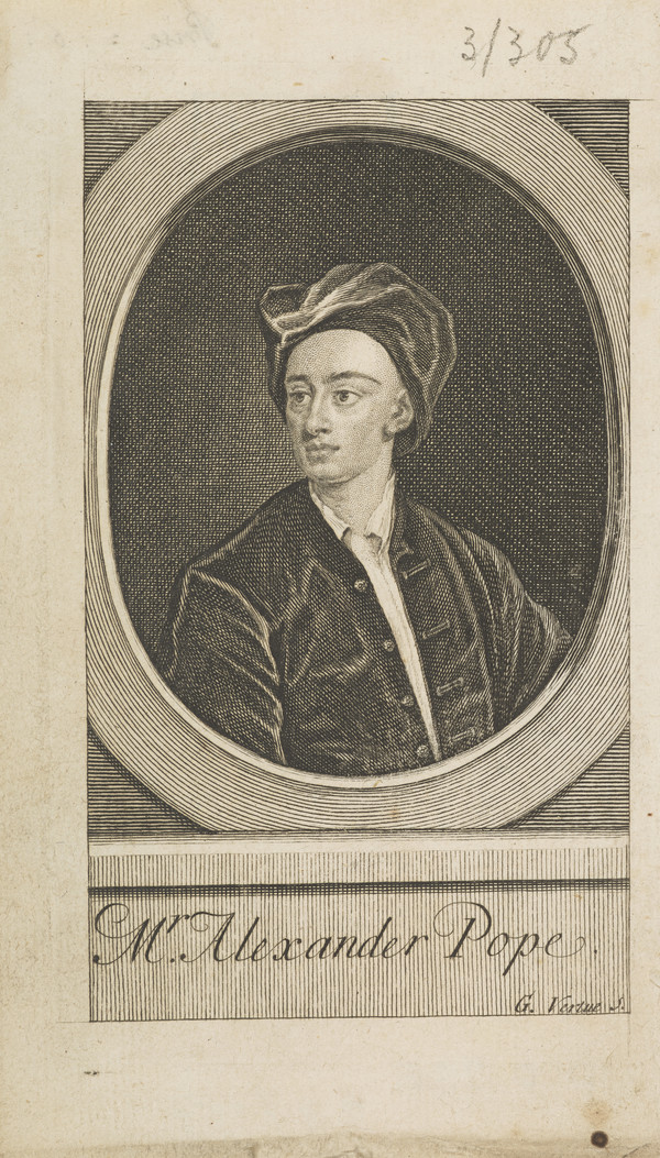 Alexander Pope, 1688 - 1744. Poet by George Vertue | National Galleries ...