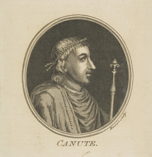 Canute, King of England, Denmark and Norway, 994 - 1035 by Guillaume ...