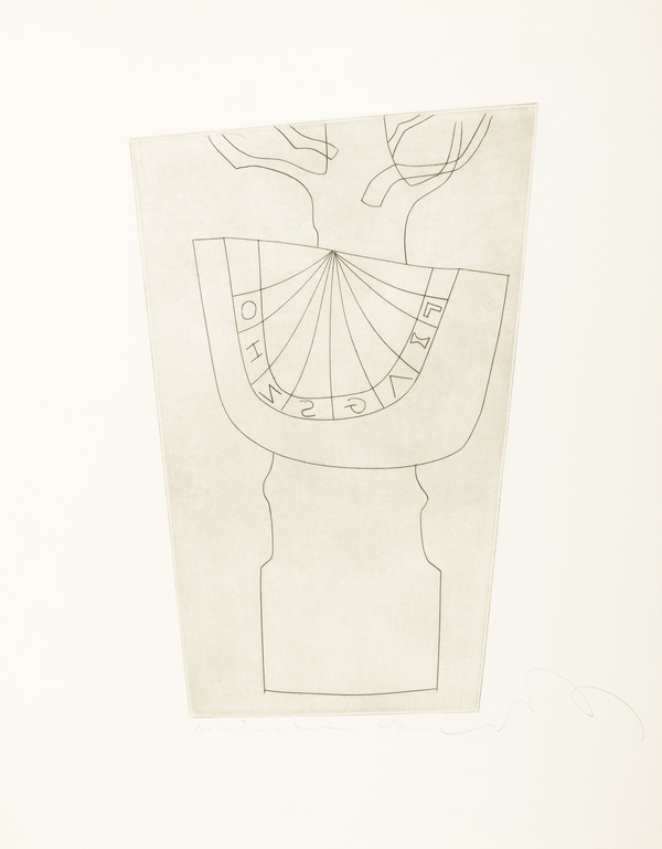 Turkish sundial and tree, 1967 by Ben Nicholson | National Galleries of ...