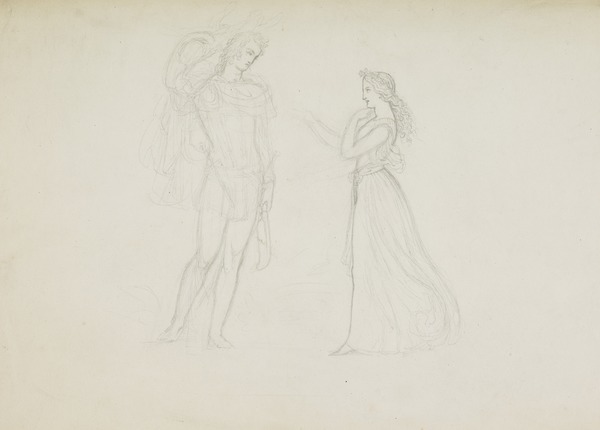 Ferdinand and Miranda. A Scene from Shakespeare's The Tempest' by Sir ...