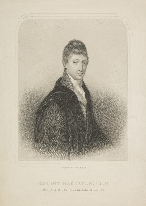 Robert Hamilton, 1743 - 1829. Professor of Mathematics, Aberdeen ...