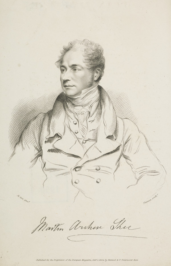 Sir Martin Archer Shee, 1769 - 1850. Portrait painter by Thomson ...