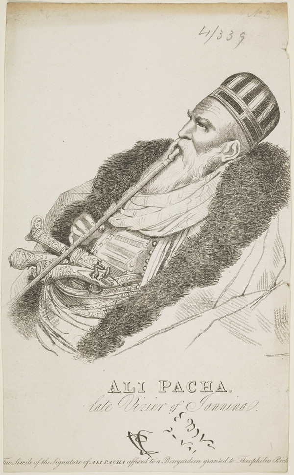 Ali Pasha of Tepelena or of Yannina, about 1750 - 1822. Ottoman ...