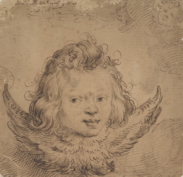 Head of a Putto by Jacob Matham | National Galleries of Scotland