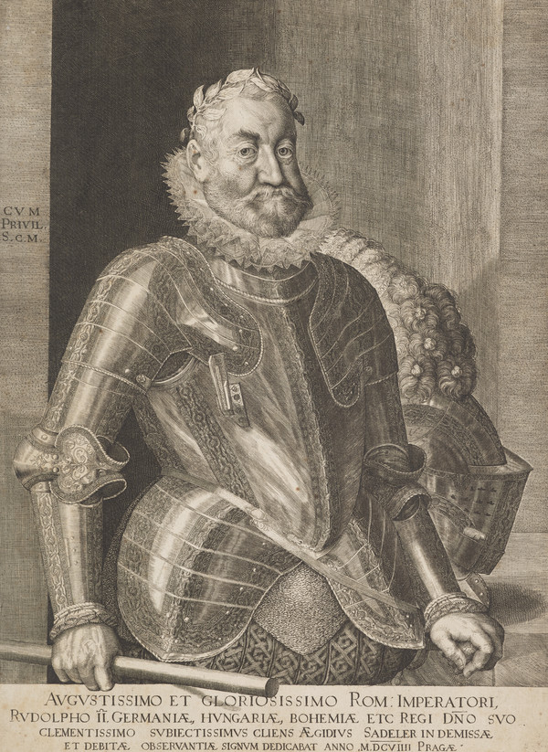 Rudolph II, 1552 - 1612. Holy Roman Emperor by Aegidius Sadeler ...
