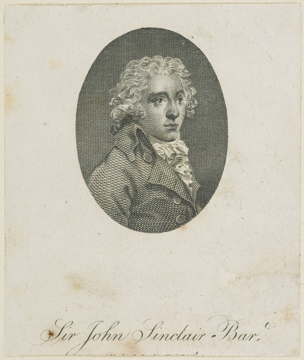 Sir John Sinclair, 1754 - 1835. Politician, statistician and ...