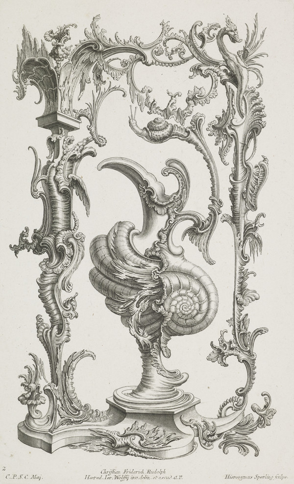 Design for a Fantastic Rocaille Ewer by Hieronymus Sperling | National ...