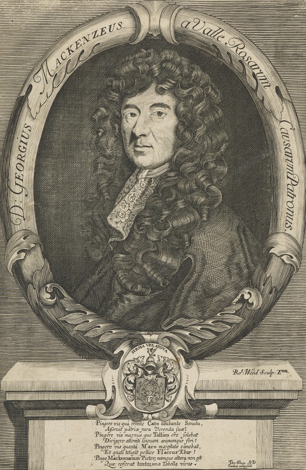 Sir George Mackenzie, 1636 - 1691. Founder of the Advocates' Library by ...