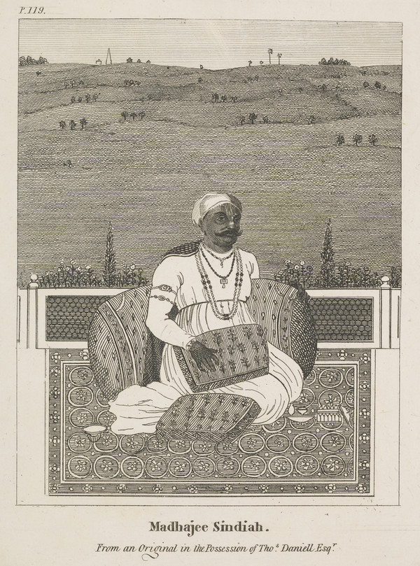 Madhajee Sindiah, active around 1800. Ruler in central India | National ...