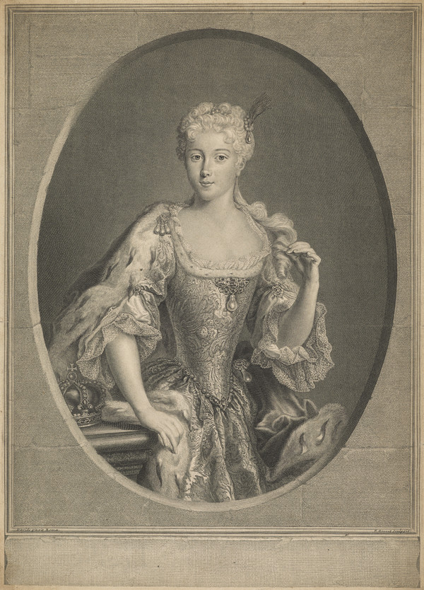 Princess Maria Clementina Sobieska, 1701 - 1735. Wife of Prince James ...