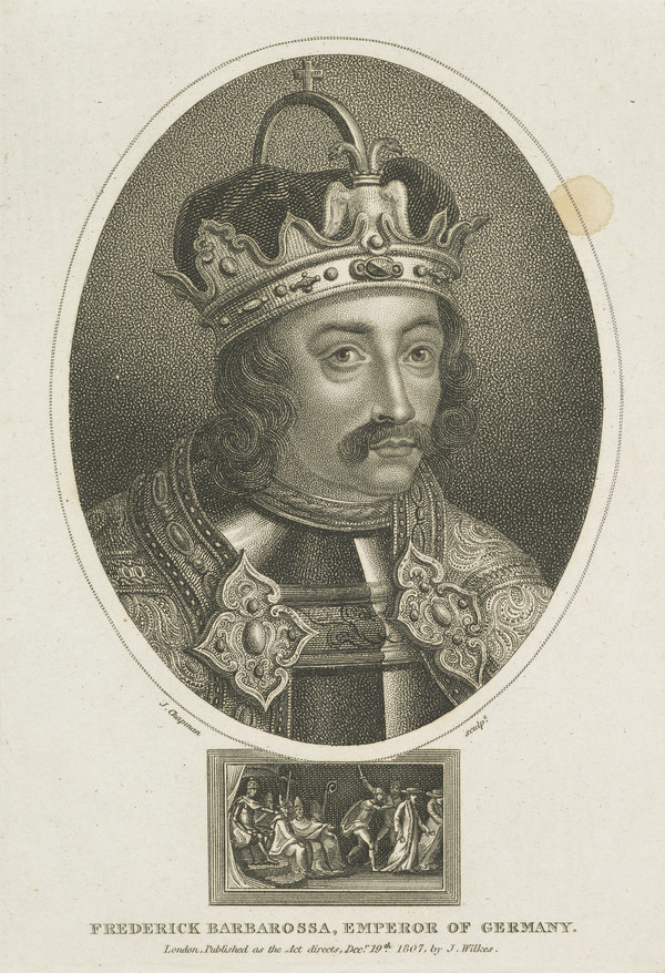 Frederic I (Barbarossa), 1121 - 1190. Holy Roman Emperor by John ...