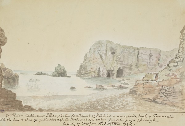 Prior Castle, Forfarshire by David Allan | National Galleries of Scotland