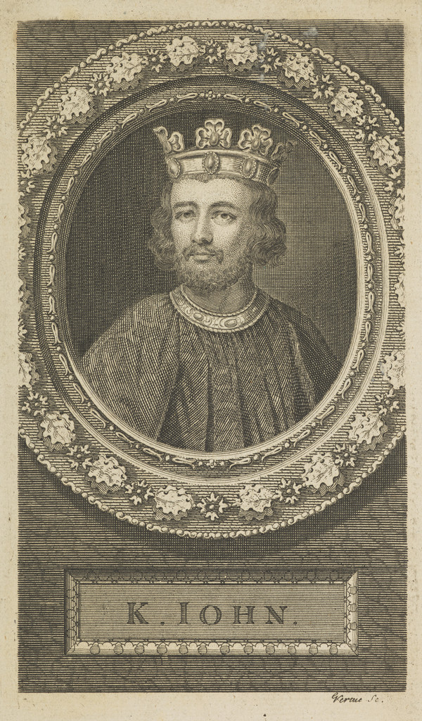 John, King of England, c 1167 - 1216 by George Vertue | National ...