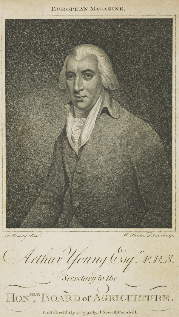 Arthur Young, 1741 - 1820. Agriculturalist and traveller by W. Hinton ...