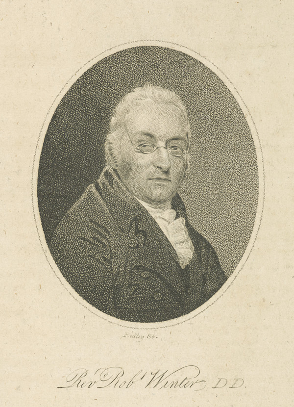 Rev. Robert Winter, 1762 - 1833. Independent minister, London by Ridley ...