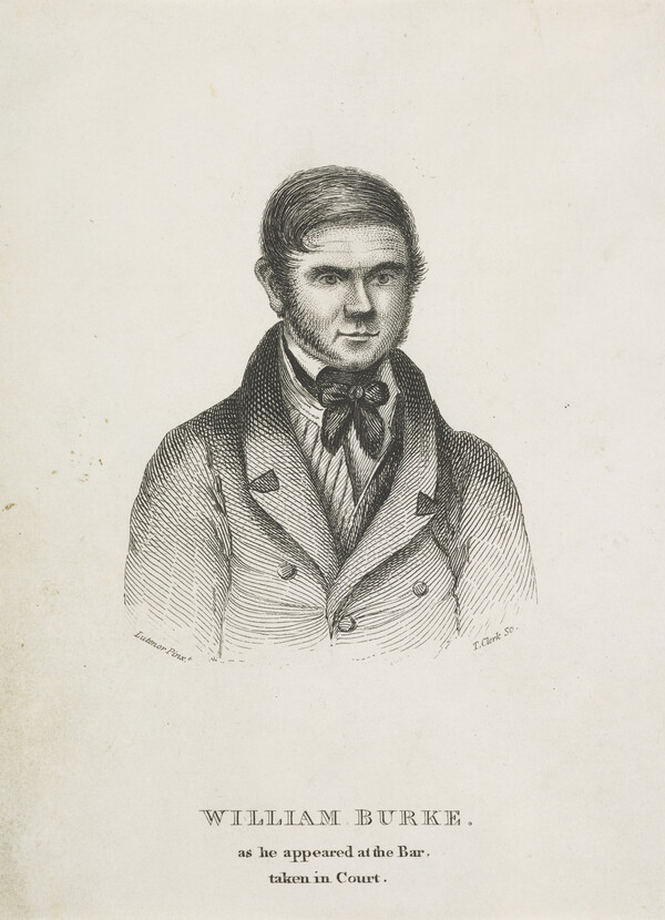 William Burke, 1792 - 1829. Murderer by Thomas Clerk and George Andrew ...
