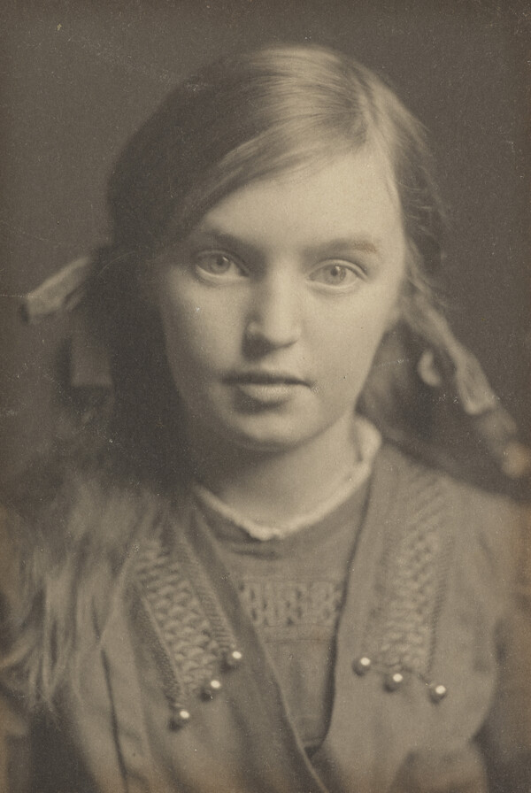 Unknown Young Girl, Possibly Merle Taylor, Daugther of Jessie M King ...
