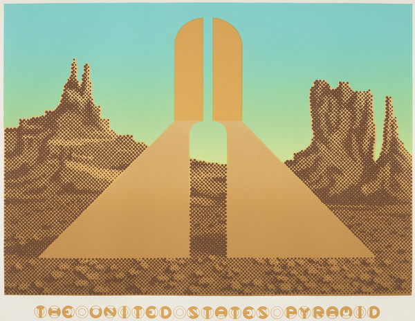 The United States Pyramid - Dawn by Gerald Laing | National Galleries ...