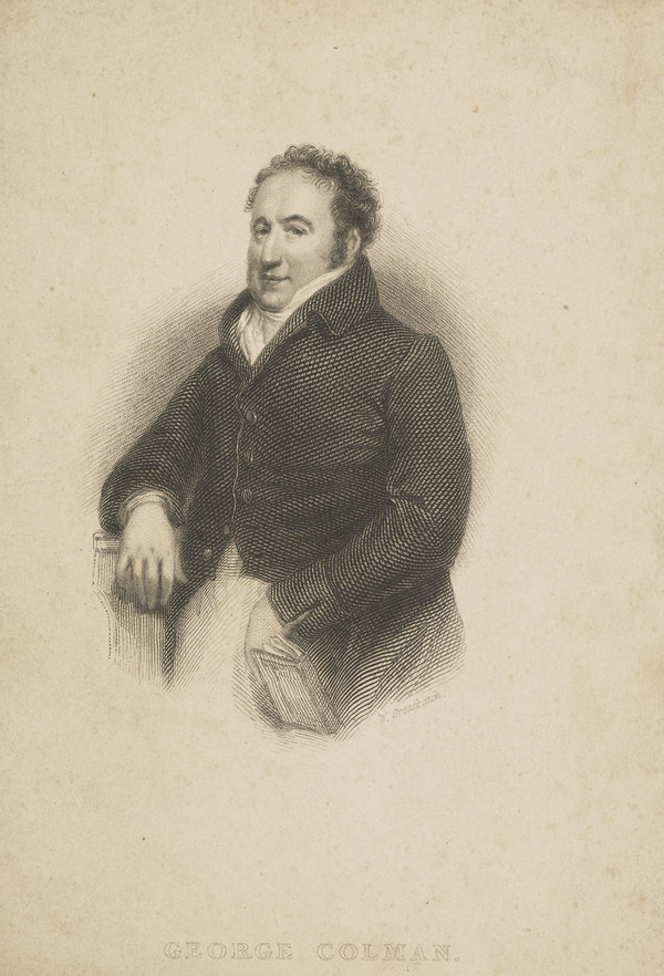 George Colman the younger, 1762 - 1836. Dramatic poet by William ...