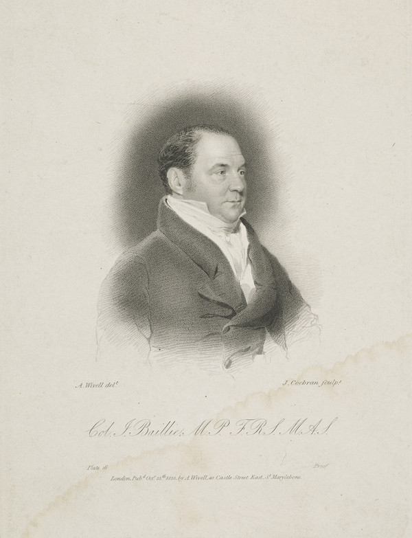 Colonel John Baillie, 1772 - 1833. Orientalist; Indian administrator ...