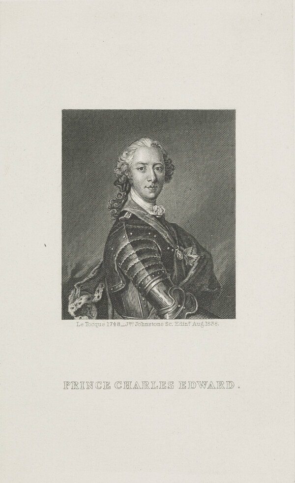 Prince Charles Edward Stuart, 1720 - 1788. Eldest son of Prince James ...
