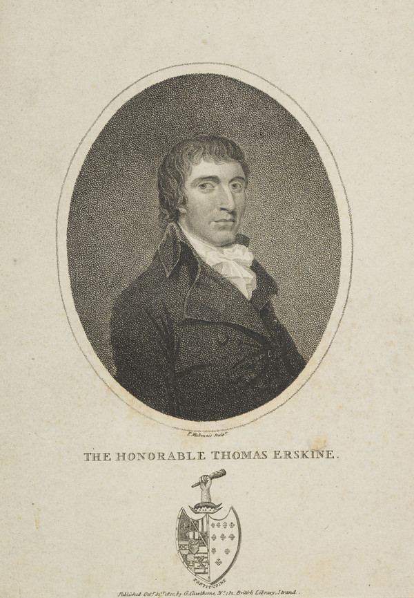 Thomas Erskine, 1st Baron Erskine, 1750 - 1823. Lord Chancellor by ...
