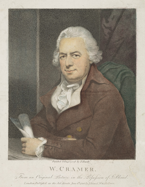 Wilhelm Cramer, c 1745 - 1799. Violinist by Thomas Hardy | National ...