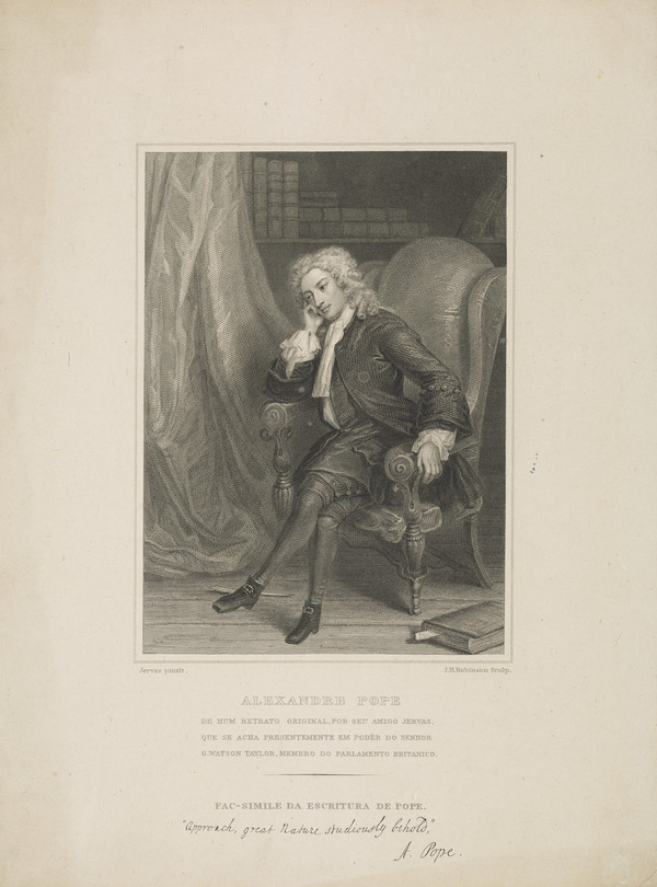 Alexander Pope, 1688 - 1744. Poet by J.H. Robinson | National Galleries ...