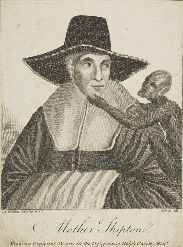 Mother Shipton (Ursula Southeil), about 1488 - 1561. Prophetess by J ...