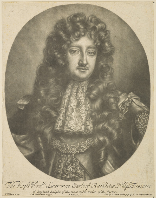 Lawrence Hyde, 1st Earl of Rochester, 1641 - 1711. Statesman by R ...