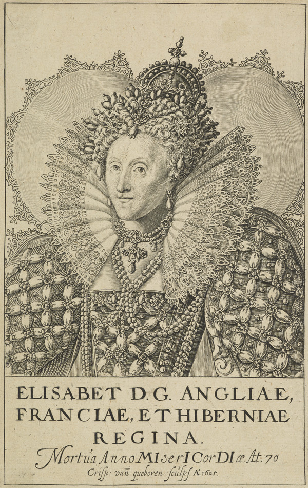 Elizabeth, Queen of England, 1533 - 1603. Reigned 1558 - 1603 by ...