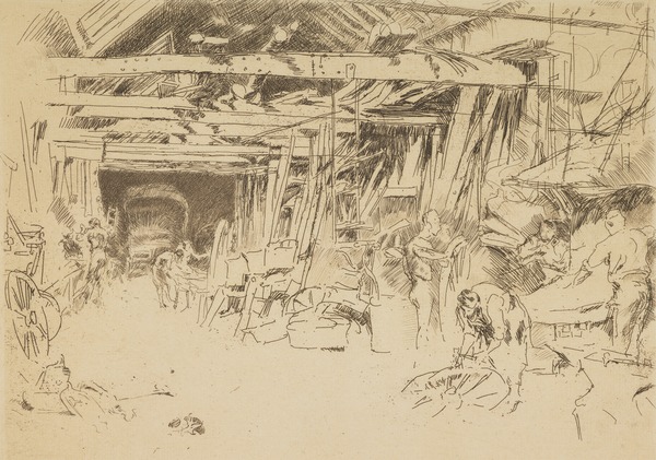 The Wheelwright by James Abbott McNeill Whistler | National Galleries ...