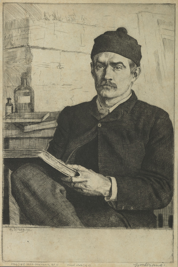 Self-portrait, No. 11 (Strang No. 224) by William Strang | National ...