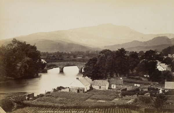 Callander Bridge and Ben Ledi by James Valentine | National Galleries ...