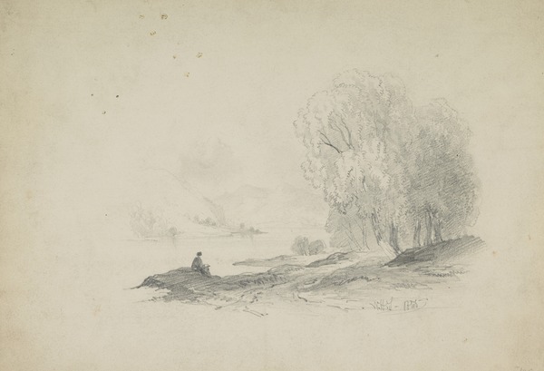 Landscape near a Lake by W.H. Townsend | National Galleries of Scotland