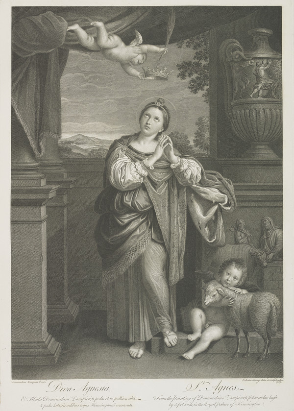 St Agnes by Sir Robert Strange | National Galleries of Scotland