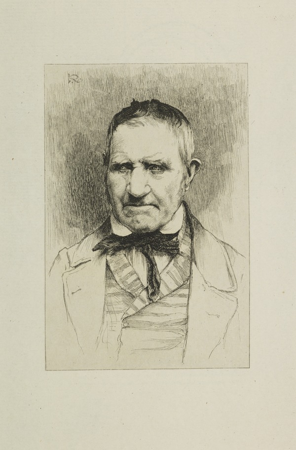 Peter Birse. An illustration for 'Johnny Gibb of Gushetneuk'. by Sir ...