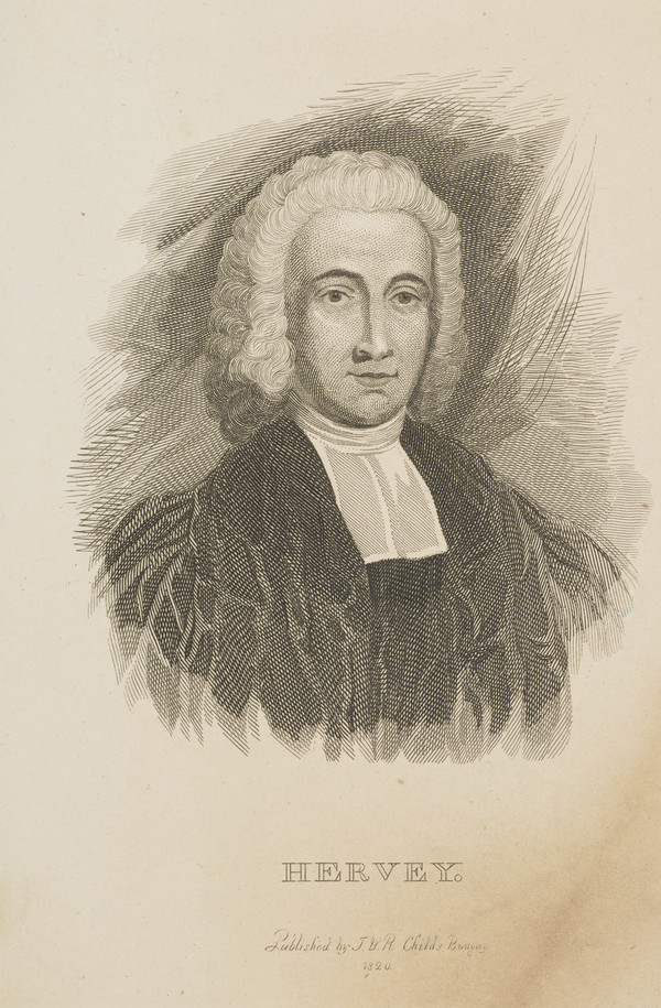 James Hervey, 1714 - 1758. Rector of Weston-Favell; devotional writer ...