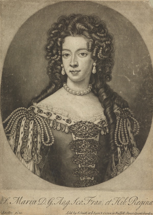 Mary II, 1662 - 1694. Reigned jointly with William III, 1688 - 1694 by ...