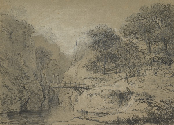 A Wooden Bridge in a Gorge by Alexander Nasmyth | National Galleries of ...