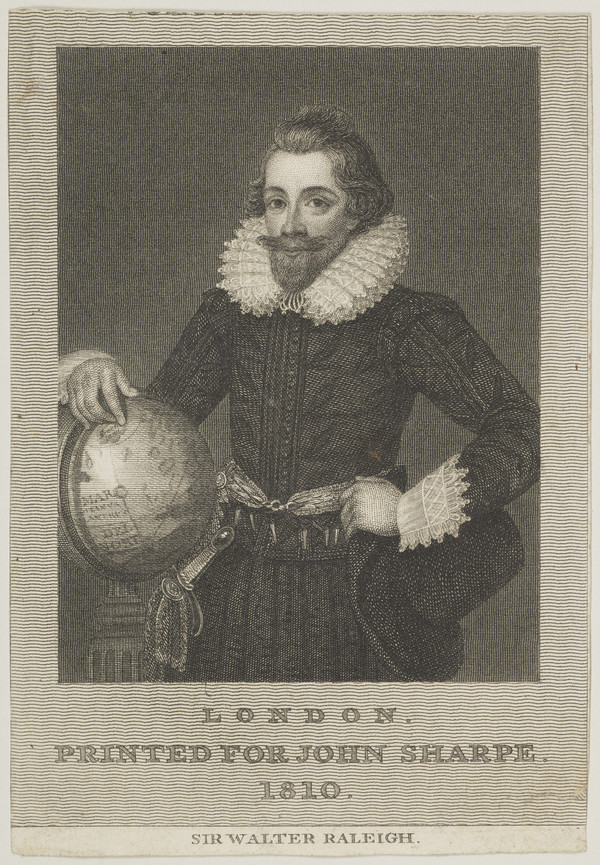 Sir Walter Raleigh, c 1552 - 1618. Naval commander | National Galleries ...