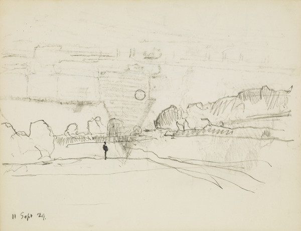 Sketch of landscape by James Paterson | National Galleries of Scotland