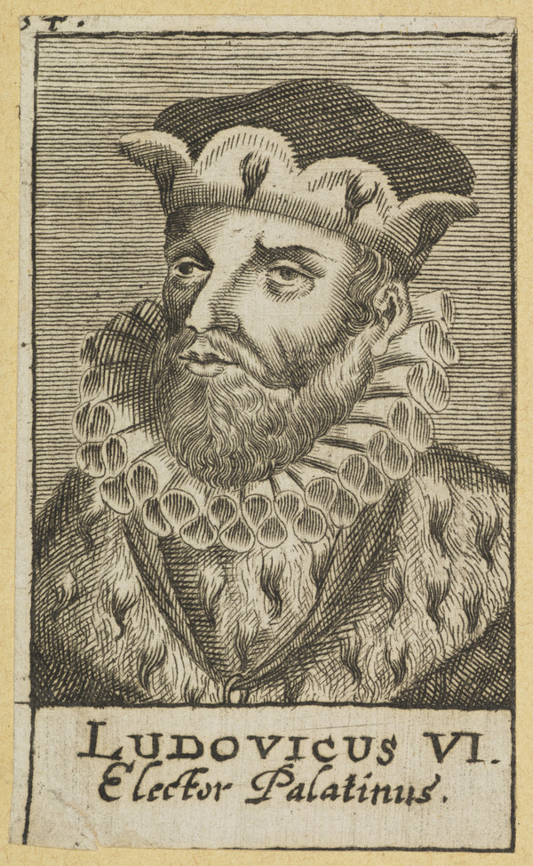 Ludwig (Louis) VI, 1539 - 1583. Elector Palatine | National Galleries ...